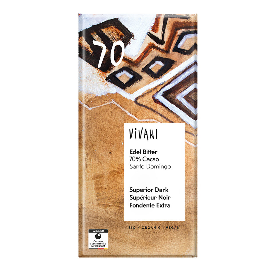 Buy Organic Chocolate Bars UK | Vegan & Dark Chocolate at vivani ...